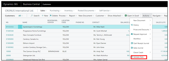 Clever Dynamics - Validate Data